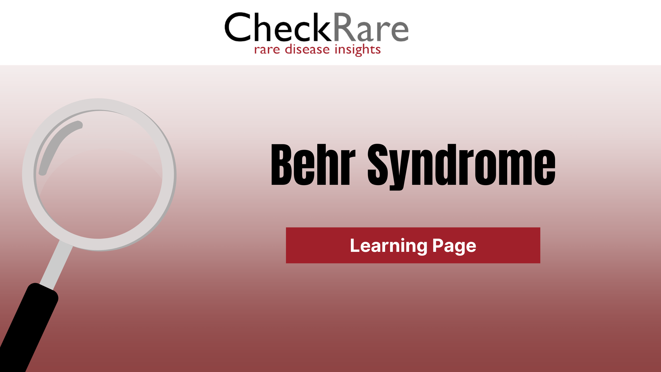 Behr Syndrome | CheckRare